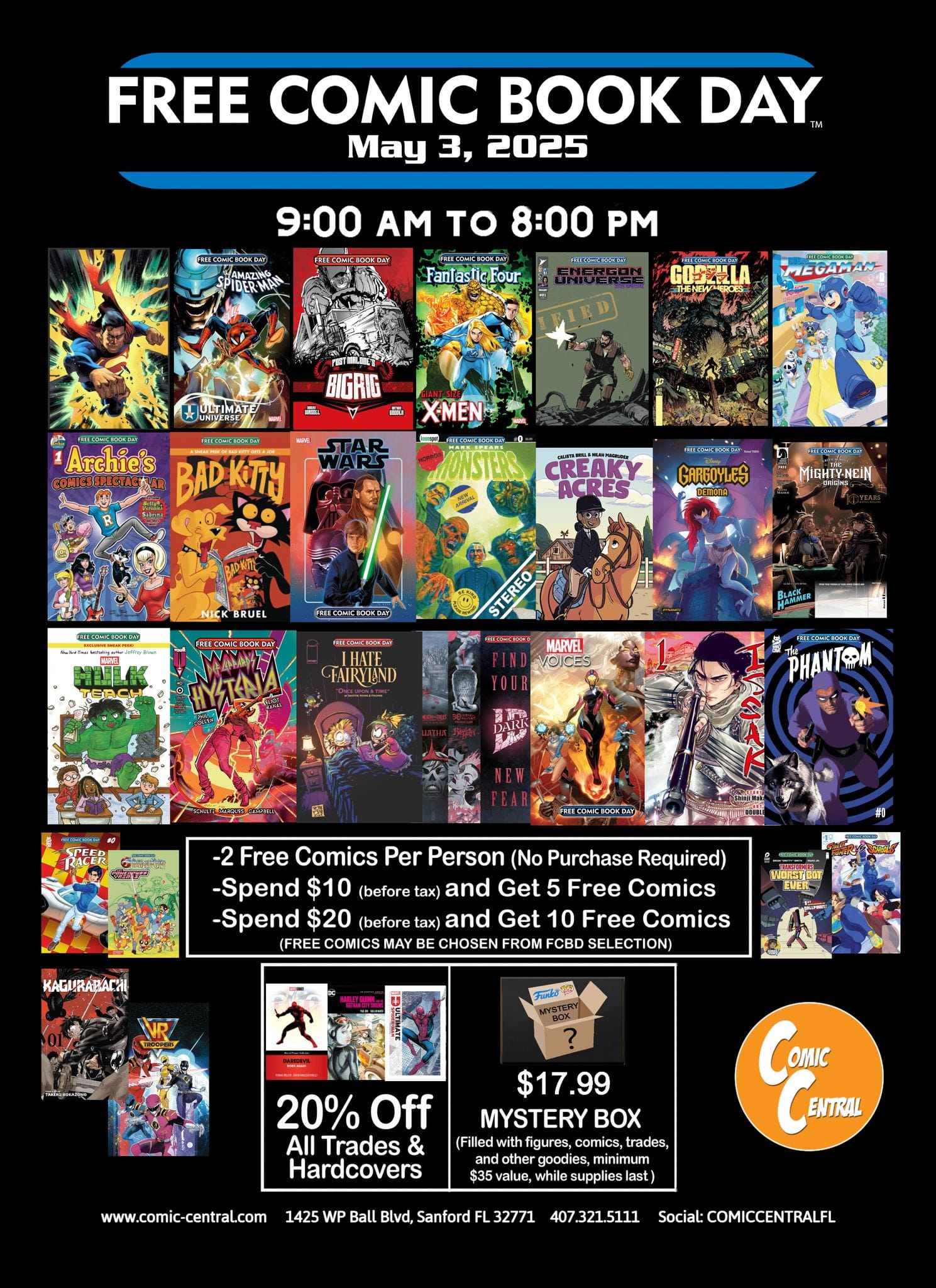 Free Comic Book Day at Flashpoint Comics and Games - Orlando on the Cheap